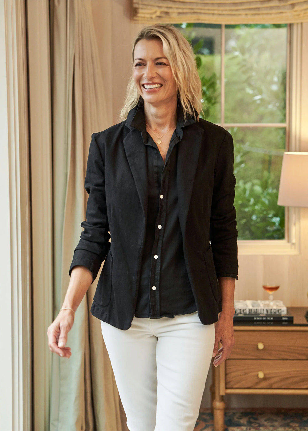 Frank & Eileen Denim Tailored Blazer – adorno limited